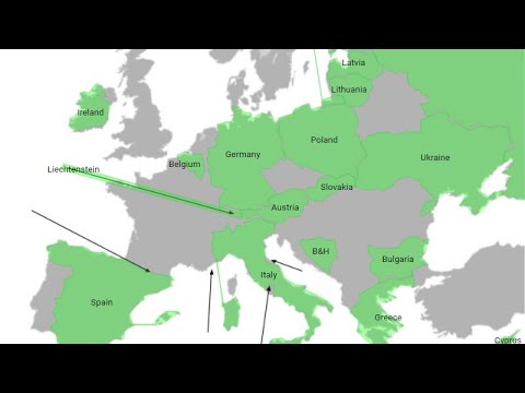Europe - No Outlines Minefield! - Sporcle