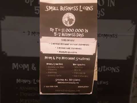 Mom and Pop Business Funding