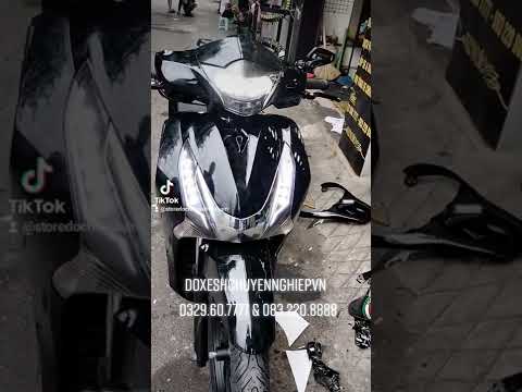 SH2016 độ đèn pha led 2 tầng Zhipat & Độ xi nhan Audi Oblock