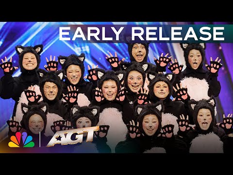 Early Release: Loco Pop Familia's Dancing Cats Routine STUNS The Crowd! | AGT 2025