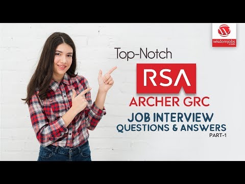 RSA Archer GRC Interview Questions and Answers 2019 Part-1 | RSA Archer GRC | Wisdom IT Services