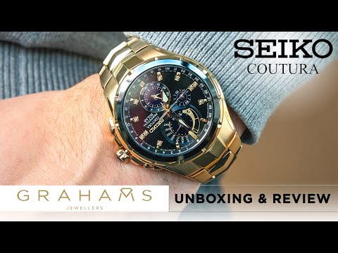 Seiko SSC572P Coutura Perpetual Watch - Unboxing and Quick Look