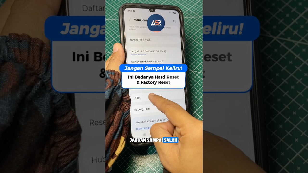 Ini Bedanya Hard Reset dan Factory Reset #hardreset #factoryreset #servishpiphone #servishpandroid