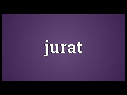 Jurat Meaning