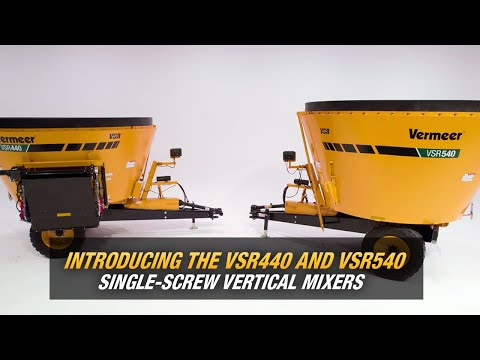 Introducing the VSR440 and VSR540 single-screw vertical mixers | Vermeer