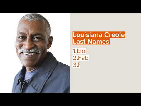 Top Creole Last Names