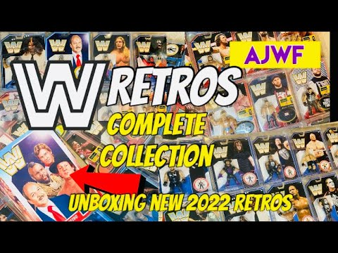New WWE mattel Retro wrestling figures | Complete collection | Wrestlemania 1 | Unboxing Review