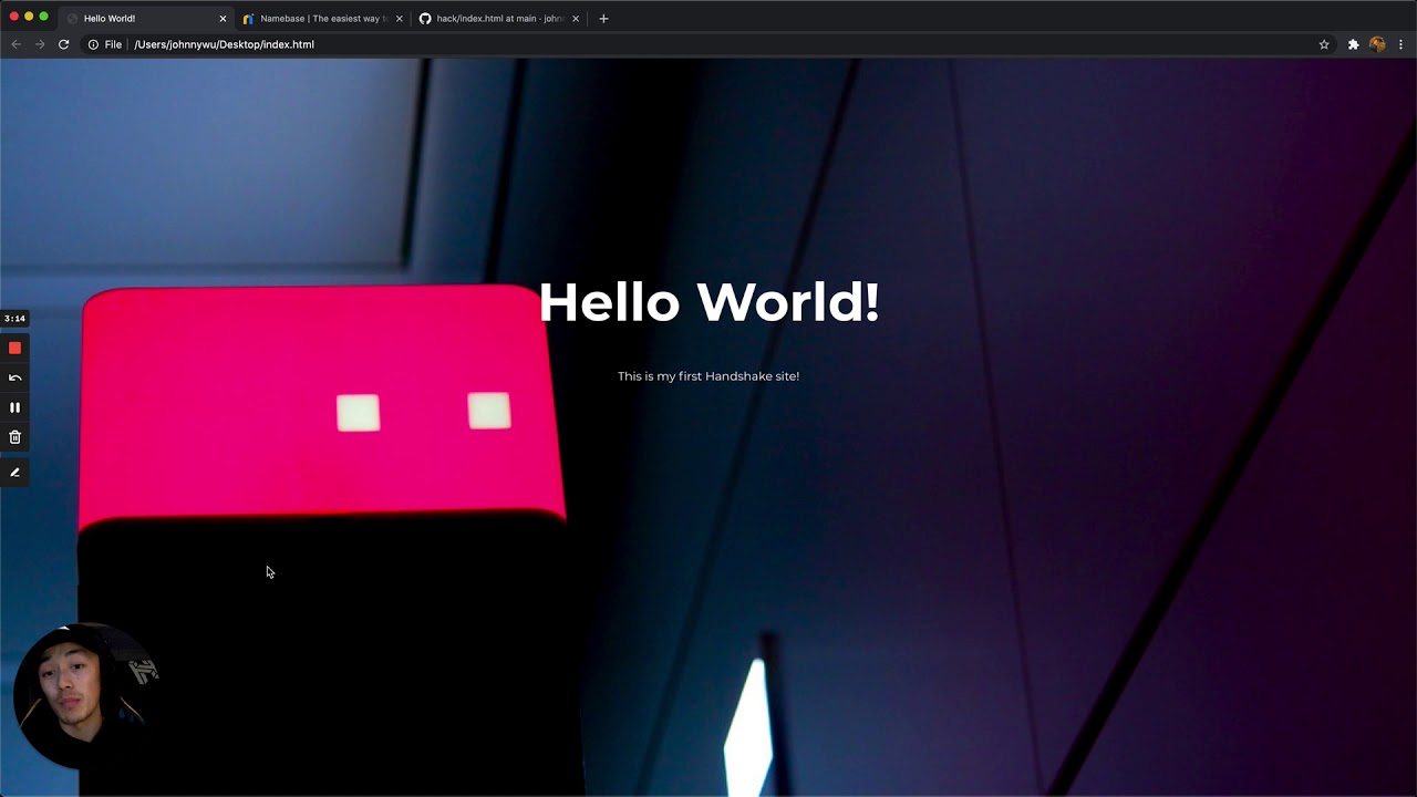 How to Create ANY Handshake website through Github Pages