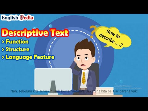 Descriptive Text Lengkap | Bahasa Inggris Kelas 10 (X) | Definition, Structure, Language Feature