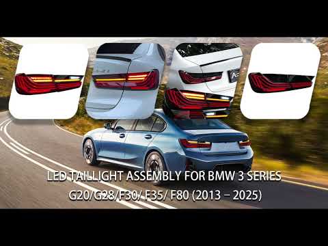 LED Tail Light Assembly for BMW 3 Series G20/G28/F30/ F35/ F80 (2013–2025)
