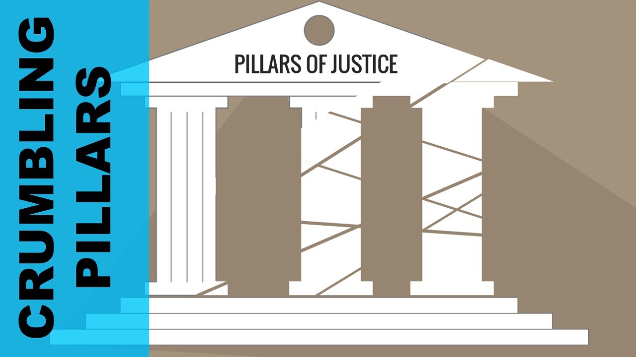 Animated Crumbling Pillars Slide Design in PowerPoint. Tutorial No. 872