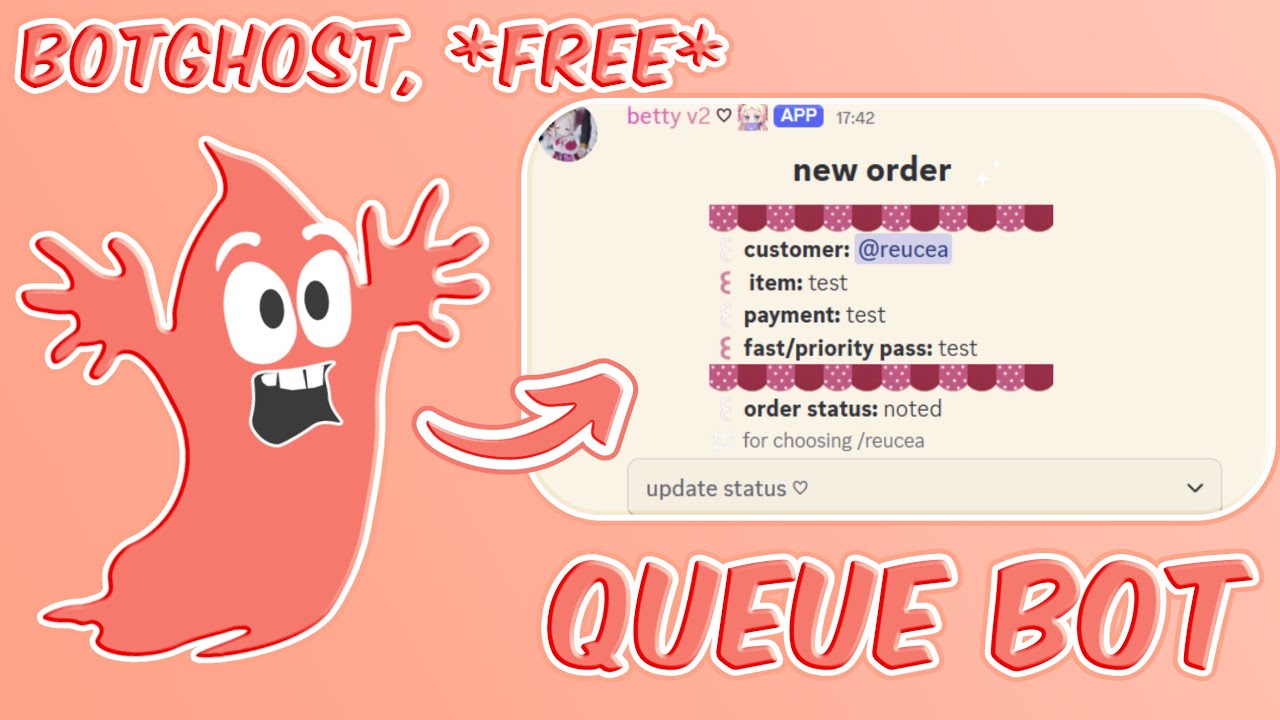 how to make a queue bot using botghost for *FREE*