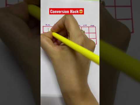 How to Convert km to m? mm to m? Cm to mm? #math #tutor #mathtrick #learning #shorts #youtube