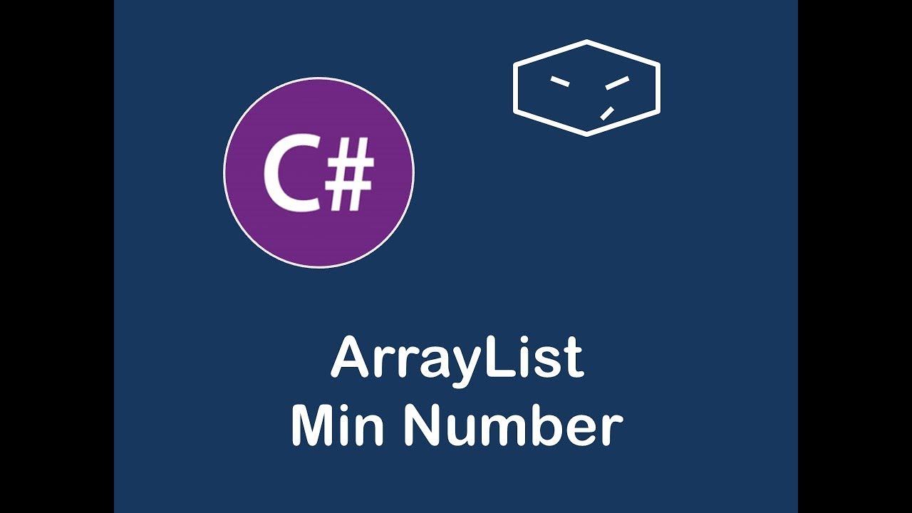 arraylist min number in c#