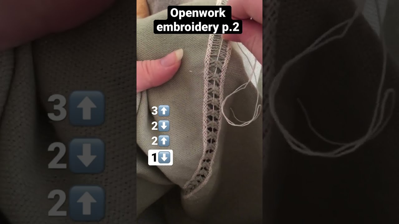 Open work embroidery/drawn thread work p.2