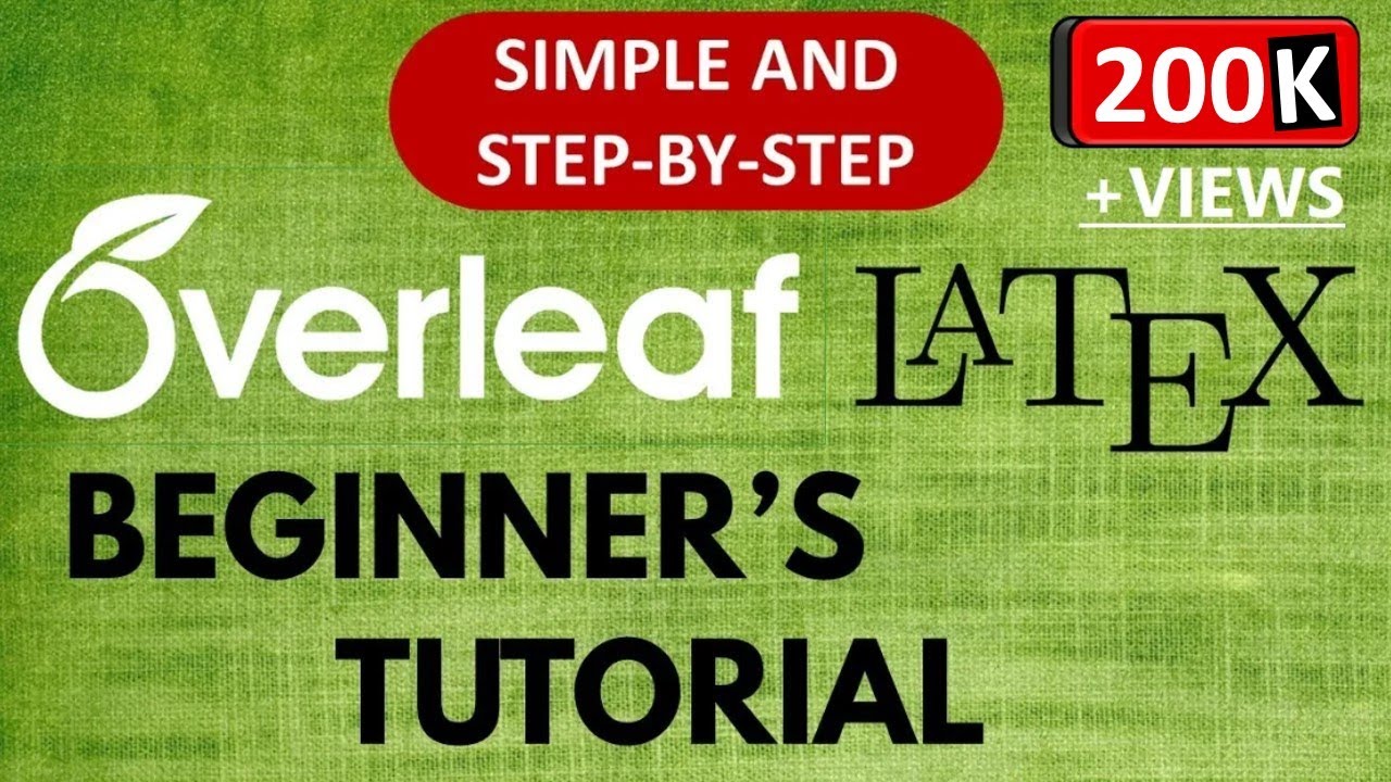 Overleaf Tutorial for Beginners | Latex Overleaf Tutorial
