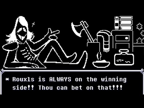 Talking to Rouxls Kaard | Deltarune Chapter 1