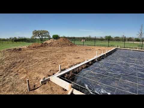 30X50 metal building slab framing