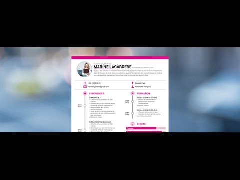 CV Original "Communicatif" by Mycvfactory