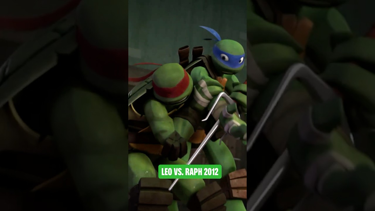 every leo and raphael fight! #tmnt