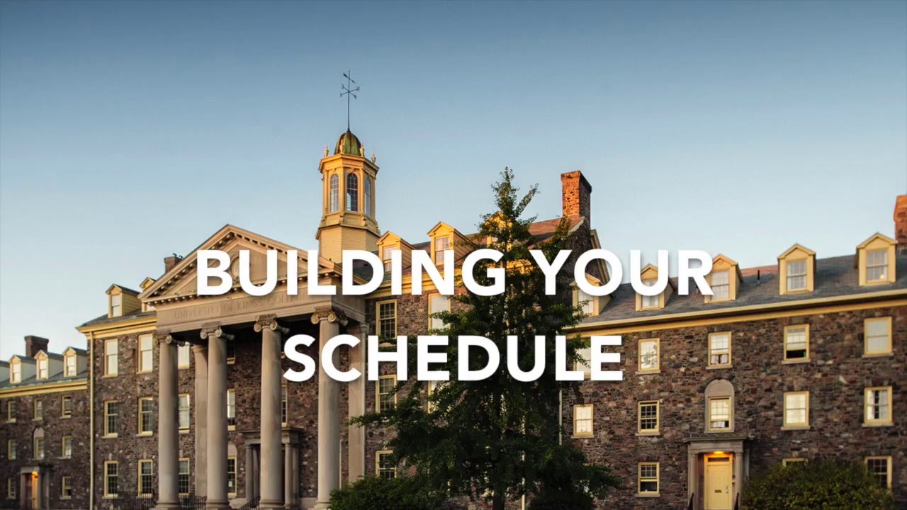 Course Registration How-to - 3.  Building your schedule