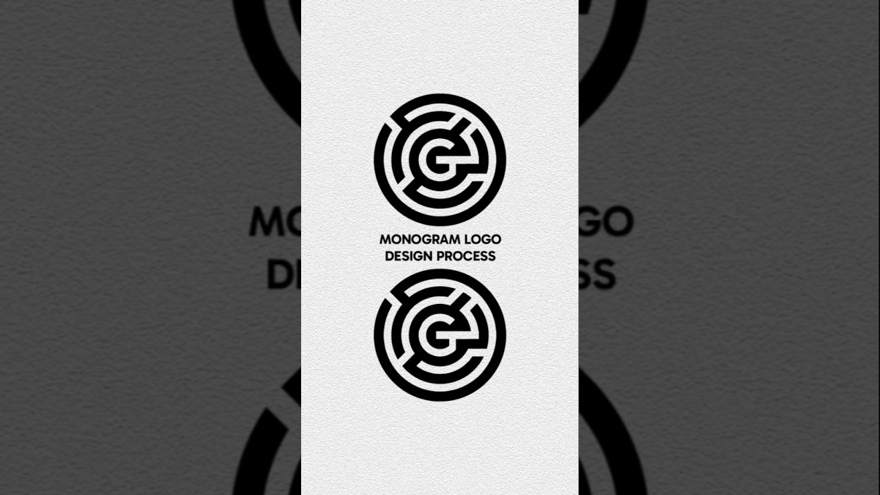 Monogram Logo Design Tutorial | Adobe Illustrator Logo Design Process | Letter G Logo#logo #design