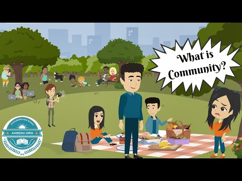 What is Community? | The Captain AHS-show | Best Learning Videos for Kids.