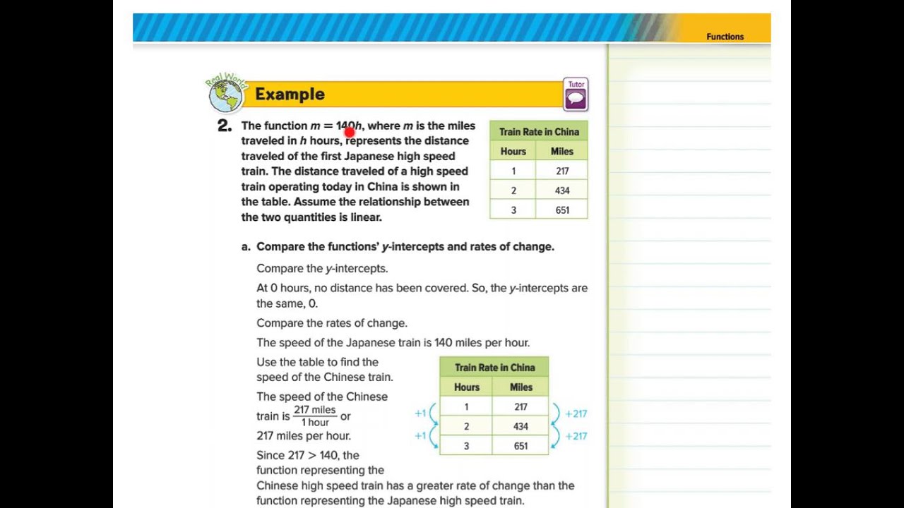 Compare Properties of Functions