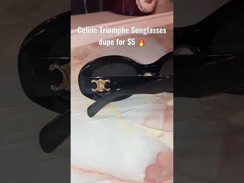 Celine Triomphe sunglasses dupe for $5 #aliexpressfinds #aliexpress #boujieonabudget #Celine #dupes