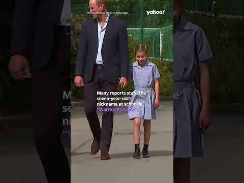 What is Princess Charlotte's nickname at school? | #shorts #yahooaustralia
