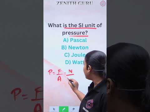 SI Unit Of Pressure | Rapid Science 083 | class 8 | By Nikki Ma'am