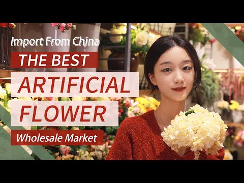 China Largest Artificial Flower Wholesale Market | Yiwu 2021