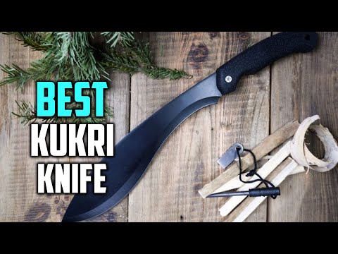 Best Kukri Knives for 2023 [Top 5 Review] - Carbon Steel Knife with Full Tang Kukri Recurved Blade