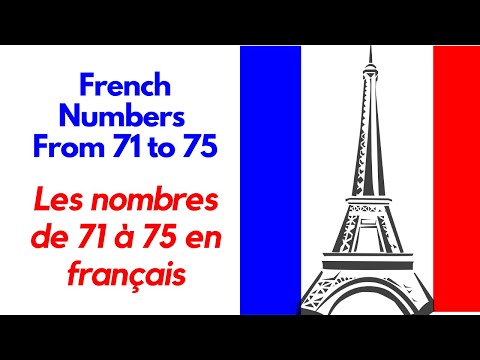 71 to 75 Numbers in French | Learn French Numbers | French Pronunciation For Beginners | Radhika Lad