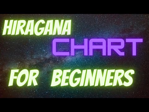 japanese hiragana chart