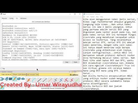 Konfigurasi Dasar Cisco Lab 46 WAN HDLC