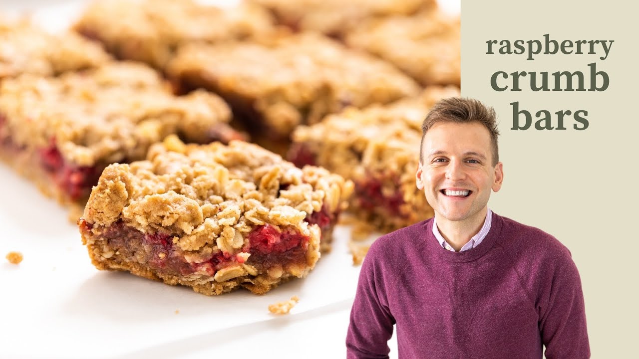 Raspberry Crumb Bars