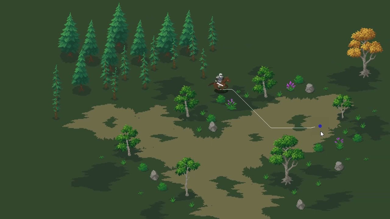 Forest Pixel Art Tileset Game Asset overview (v1.1)