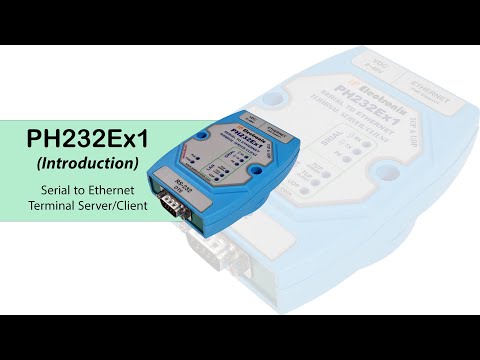 PH232Ex1 Serial RS232 to Ethernet Converter
