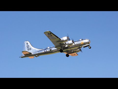 STUNNING SCRATCH-BUILT RC B-29 BOMBER TEST FLIGHT! DAT'S MY BOY!