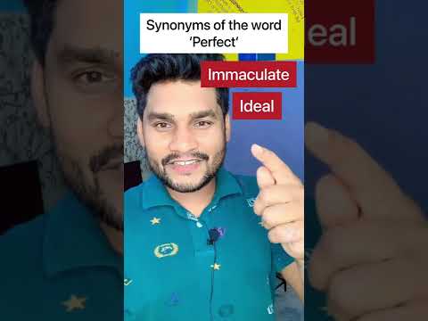 Synonyms of the word ‘perfect’ #synonyms #vocabulary #omgclasses #learnenglish #english #ytshorts