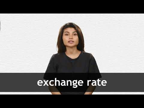 How to pronounce EXCHANGE RATE in American English