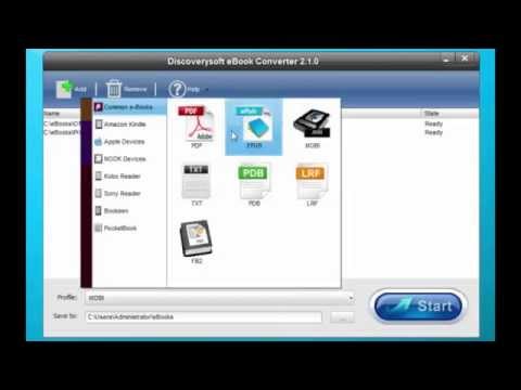 How to convert epub ebooks to pdf