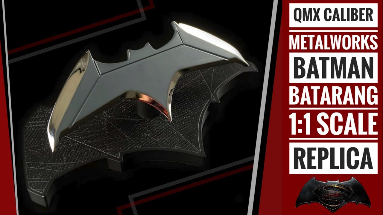 A movie Prop Replica that can Kill! BATMAN BATARANG 1/1 Scale from QMx Caliber Metalworks