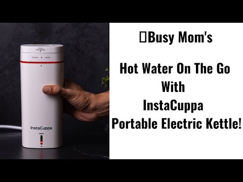 InstaCuppa Portable Electric Kettle: The Perfect Travel Companion for Busy Moms!