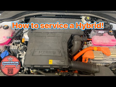 Hyundai ioniq hybrid service! How to service a hybrid vehicle!
