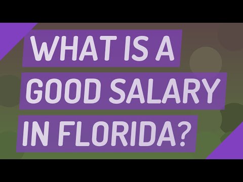 What is a good salary in Florida?