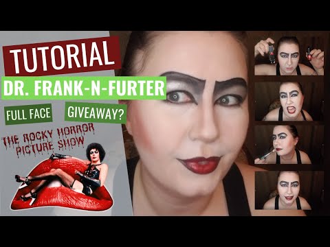 Makeup Tutorial ✭ Rocky Horror Picture Show Dr. Frank-N-Furter Full Face