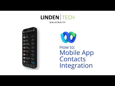 Webex Calling Mobile Application Contacts
