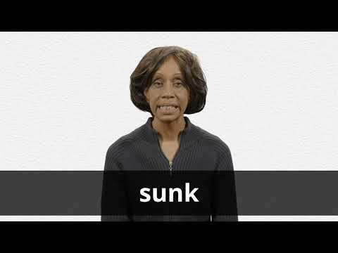 SUNK definition and meaning | Collins English Dictionary